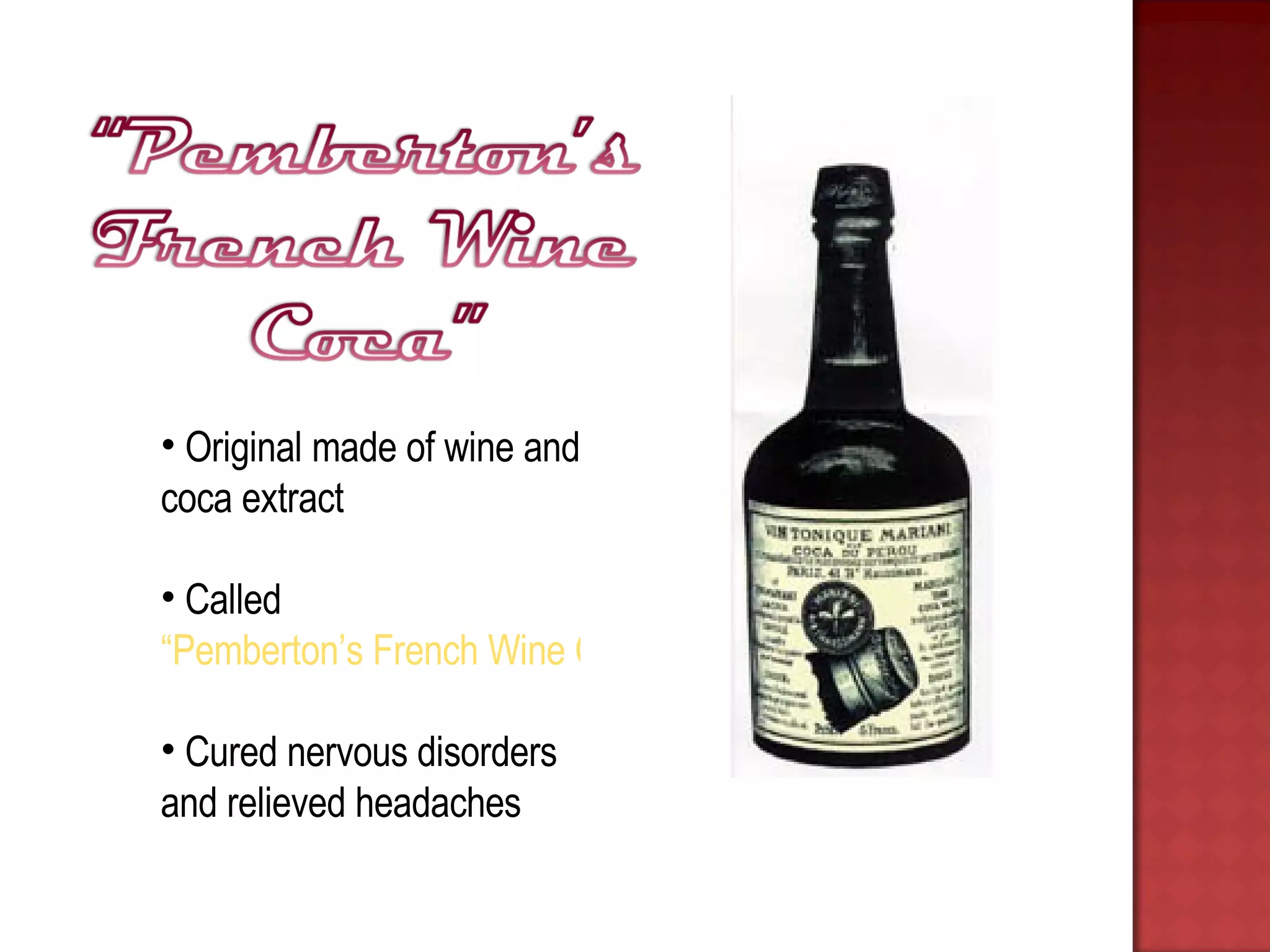 B. Lord Invention Coca Cola | PPT