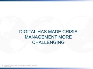 Burson-Marsteller Digital Crisis Communications Study | PDF