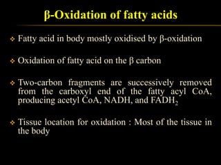B oxidation | PPTX