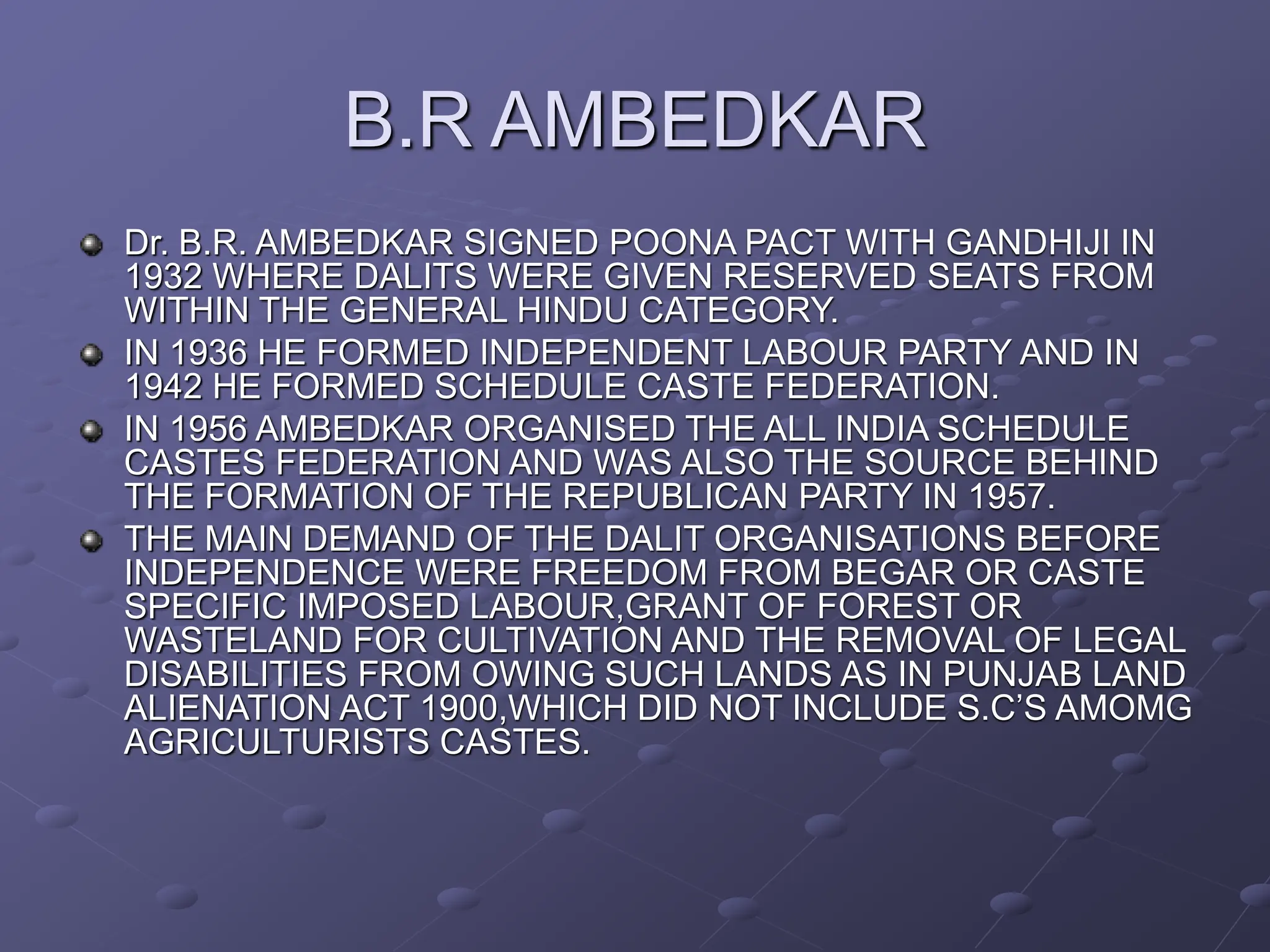 b-r-ambedkar-poona pact with gandhi ji i | PPT