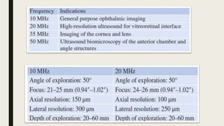B scan | PPTX | Eye and Vision Conditions | Diseases and Conditions