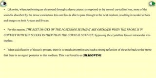 BScan and Ascan in ophthalmology and eye field | PPTX | Eye and Vision ...