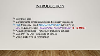 B-Scan procedure basics in ophthalmology.pptx