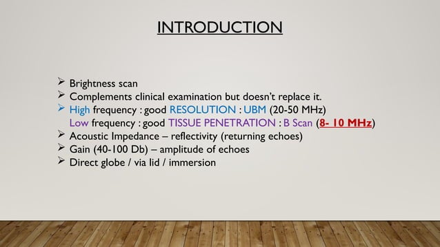 B-Scan procedure basics in ophthalmology.pptx