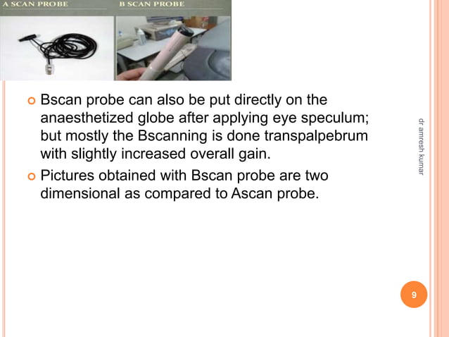 B-SCAN IN OPHTHALMOLOGY.pptx | Eye and Vision Conditions | Diseases and ...