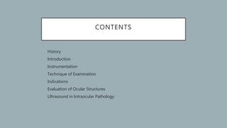 B scan ultrasonography | PPTX