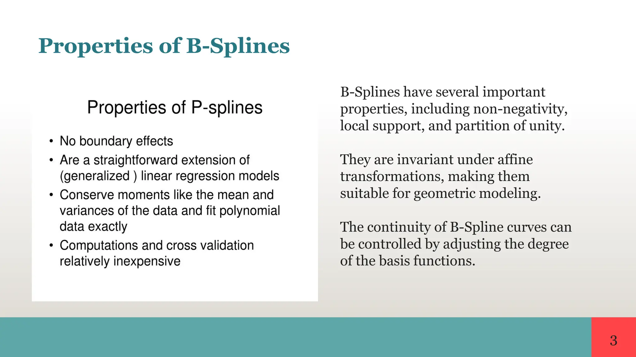B-Spline working and processing in. pptx | PPTX