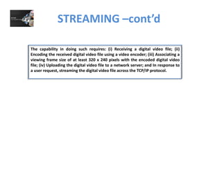 Streaming Video Protocol | PPT