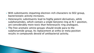 b- Sulphonamides ppt.pptx