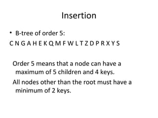 B-tree & R-tree | PPT