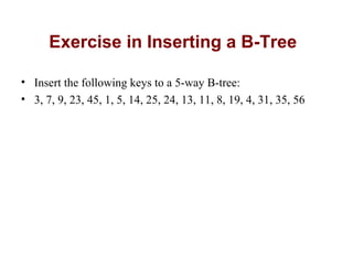 B trees | PPT
