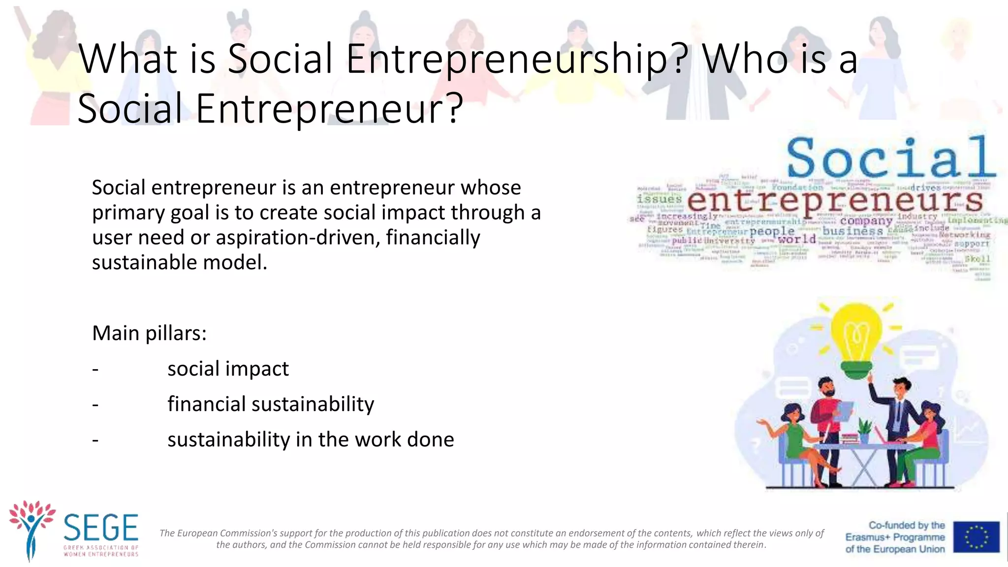 B-WCo Module 1 - What is Social Entrepreneurship | PPTX