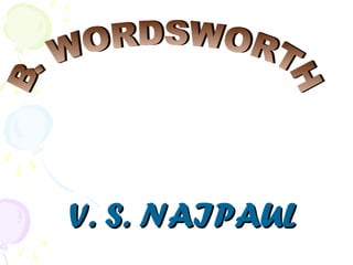 B. wordsworth | PPT