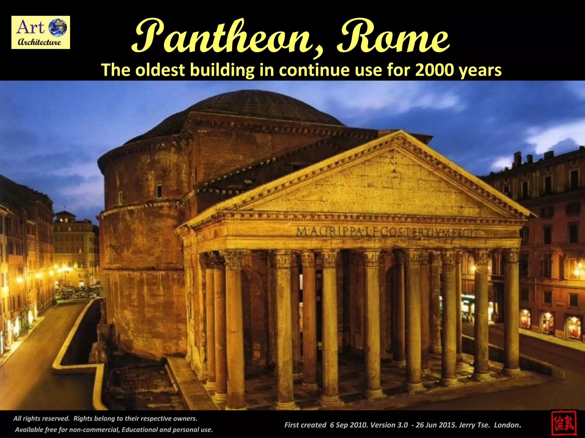 Pantheon, Rome v 3 | PPT