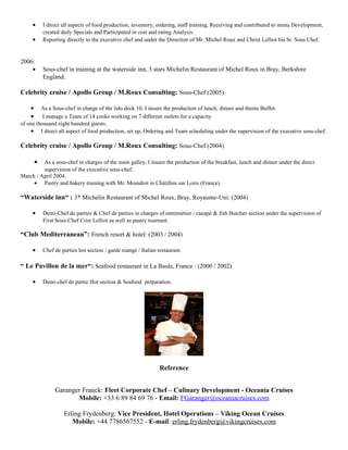 Mauboussin Anthony CV 2015 | DOC | Cruises | Travel Type