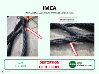 IMCA Inspection Acceptance Discard-criteria rev.3 | PDF