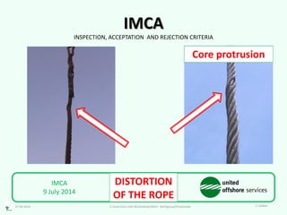 IMCA Inspection Acceptance Discard-criteria rev.3 | PDF