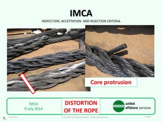 IMCA Inspection Acceptance Discard-criteria rev.3 | PDF