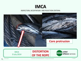 IMCA Inspection Acceptance Discard-criteria rev.3 | PDF