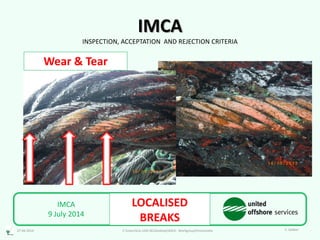 IMCA Inspection Acceptance Discard-criteria rev.3 | PDF