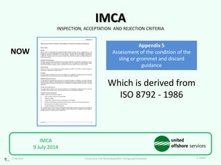 IMCA Inspection Acceptance Discard-criteria rev.3 | PDF