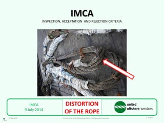 IMCA Inspection Acceptance Discard-criteria rev.3 | PDF