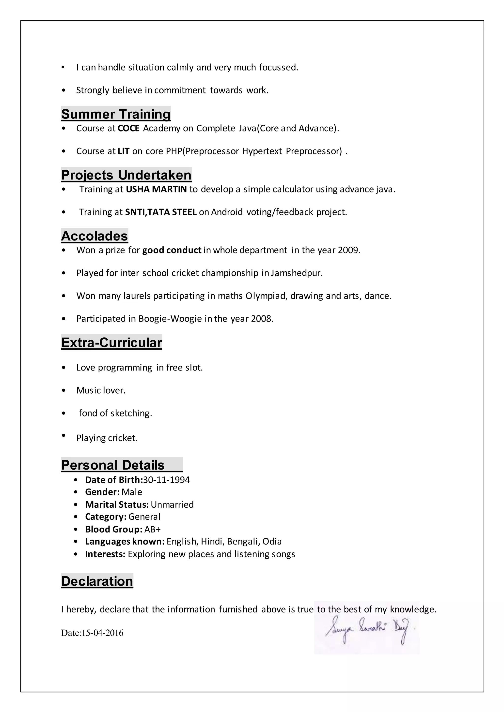 MY_CV_Final_likedin. | DOCX | Programming Languages | Computing