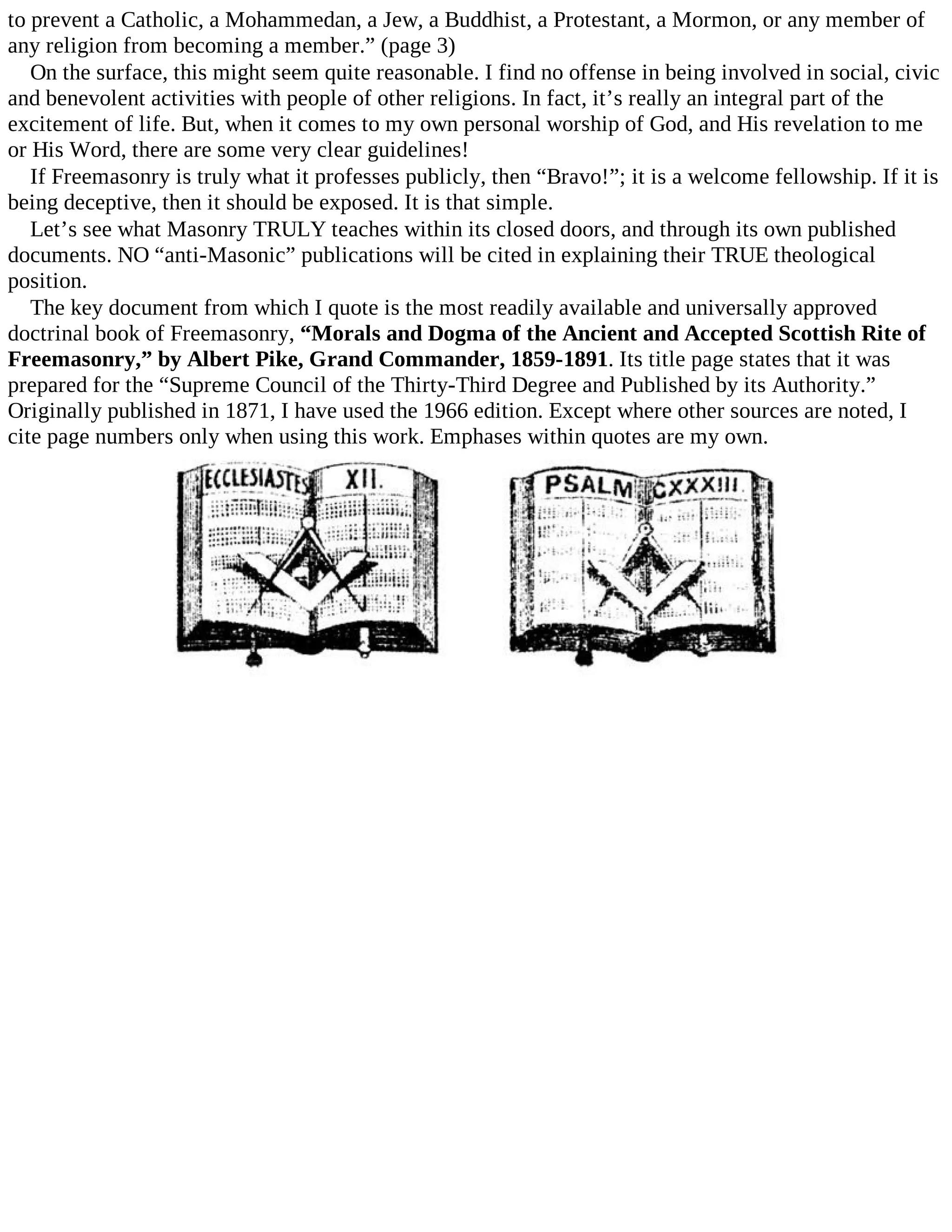 the question freemasonry | PDF