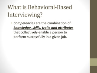 How to Prepare for a Behavioral Interview | PPTX