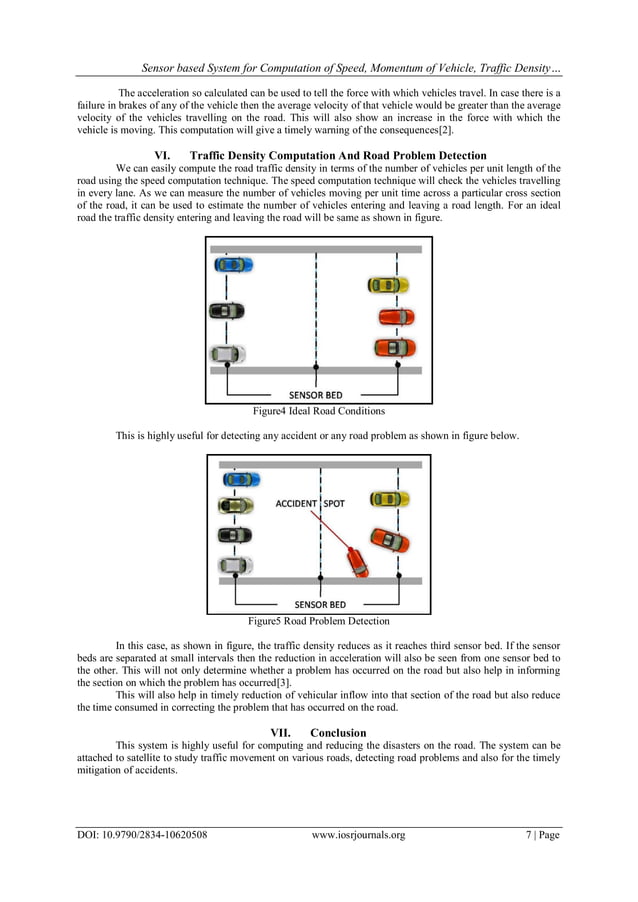 Sensor based System for Computation of Speed, Momentum of Vehicle ...