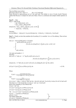 Existence Theory for Second Order Nonlinear Functional Random Differential Equation in Banach ...