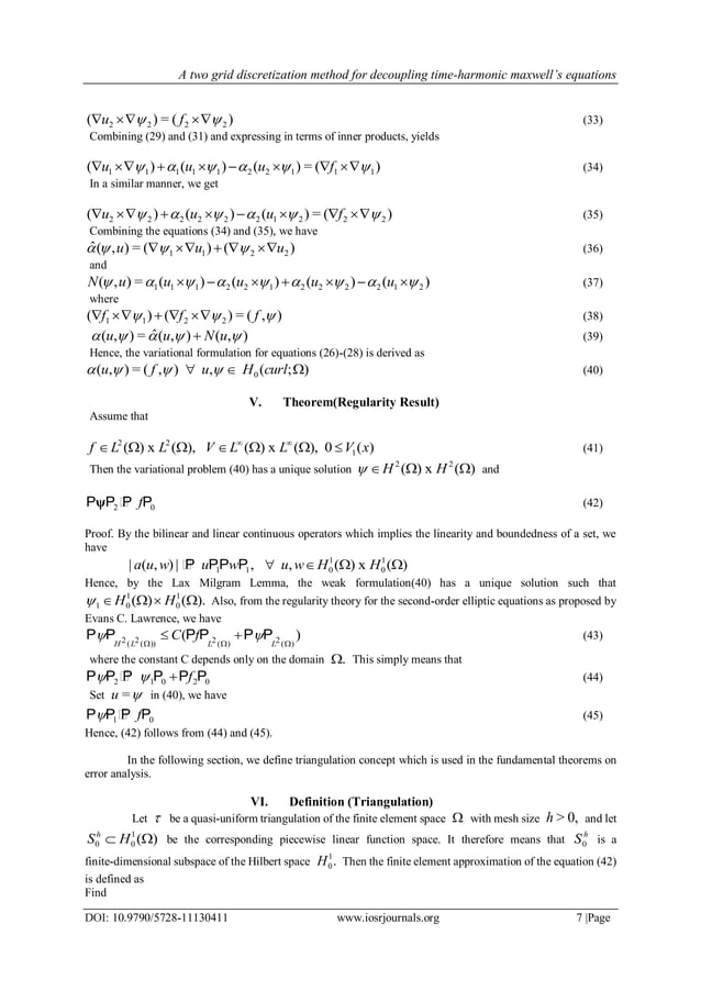 A Two Grid Discretization Method For Decoupling Time-Harmonic Maxwell’s ...