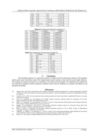 Uniform Order Legendre Approach for Continuous Hybrid Block Methods for the Solution of First ...