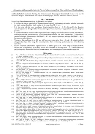Estimation of Damping Derivative in Pitch of a Supersonic Delta Wing ...
