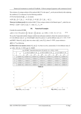 Numerical treatments to nonlocal Fredholm –Volterra integral equation ...