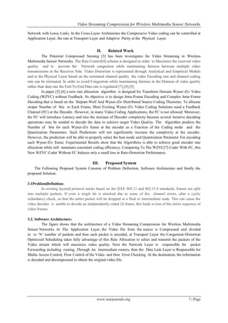 Video Streaming Compression for Wireless Multimedia Sensor Networks | PDF | Internet of Things ...