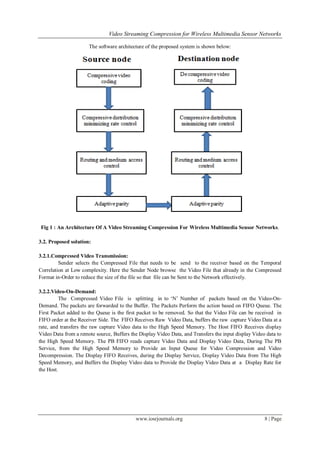 Video Streaming Compression for Wireless Multimedia Sensor Networks | PDF | Internet of Things ...