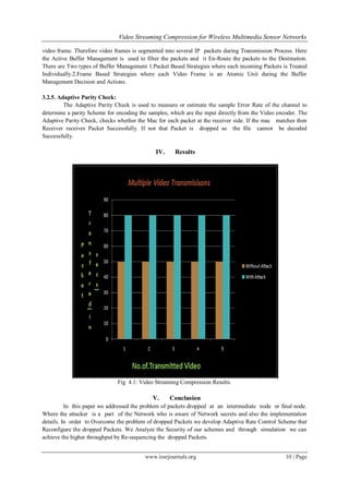 Video Streaming Compression for Wireless Multimedia Sensor Networks | PDF | Internet of Things ...