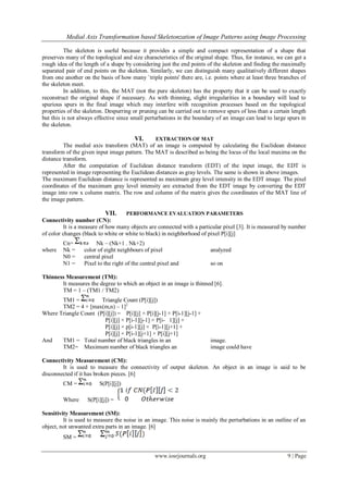 Medial Axis Transformation based Skeletonzation of Image Patterns using Image Processing ...