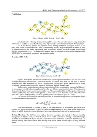 Selfish Node Detection in Replica Allocation over MANETs | PDF