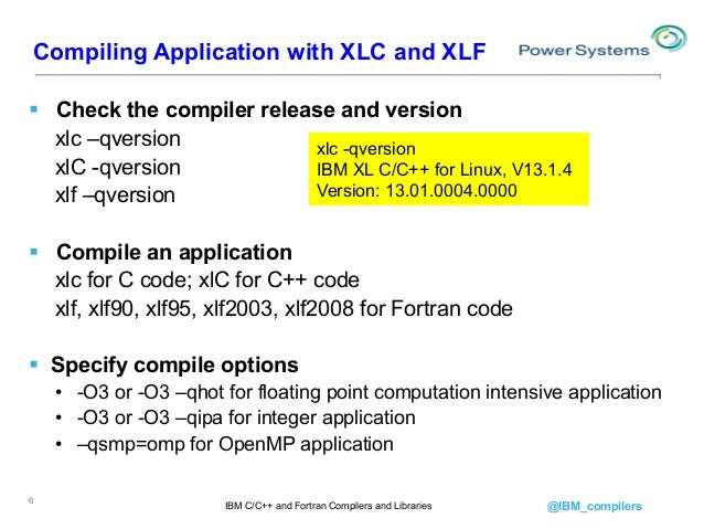 IBM XL Compilers Performance Tuning 2016-11-18