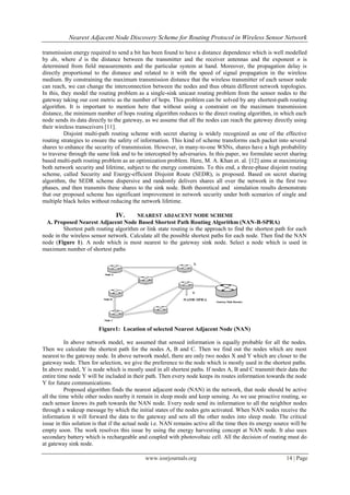Nearest Adjacent Node Discovery Scheme for Routing Protocol in Wireless Sensor Network | PDF