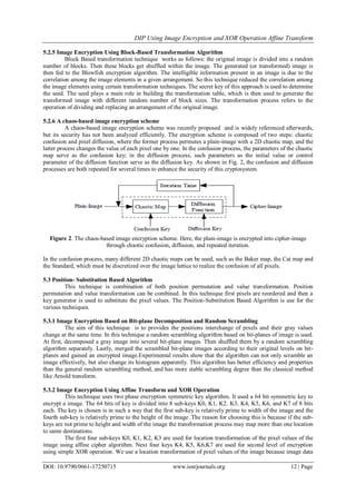 DIP Using Image Encryption and XOR Operation Affine Transform | PDF