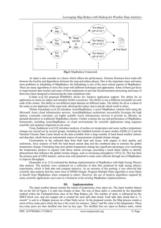 Leveraging Map Reduce With Hadoop for Weather Data Analytics | PDF
