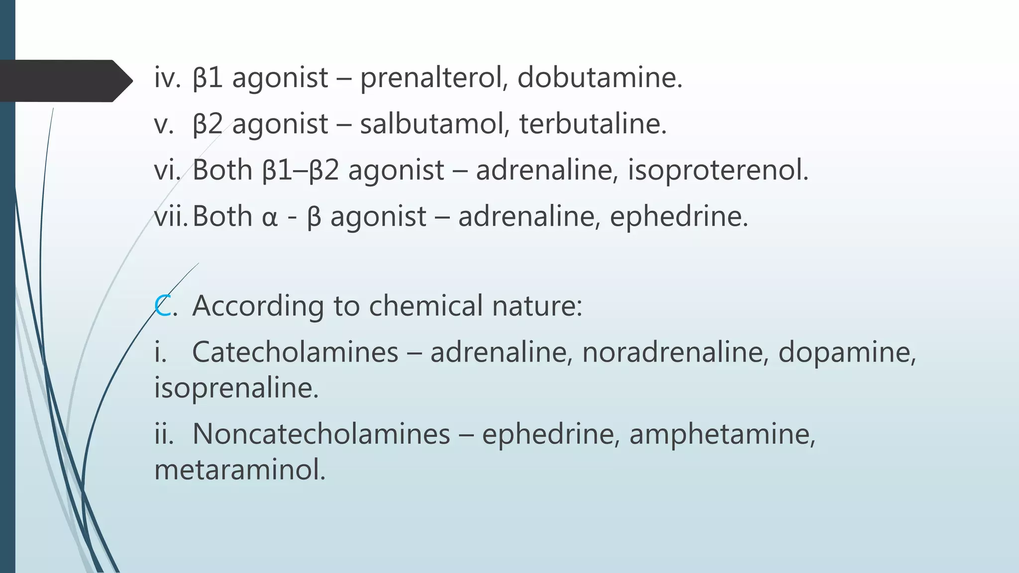 Adrenergic drugs. | PPTX | Endocrine and Metabolic Diseases | Diseases ...
