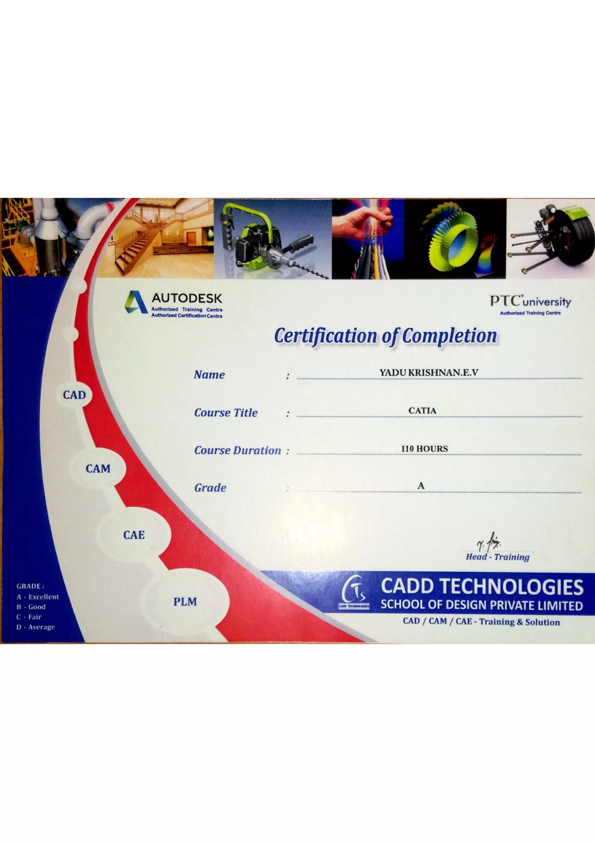 CATIA certificate | PDF