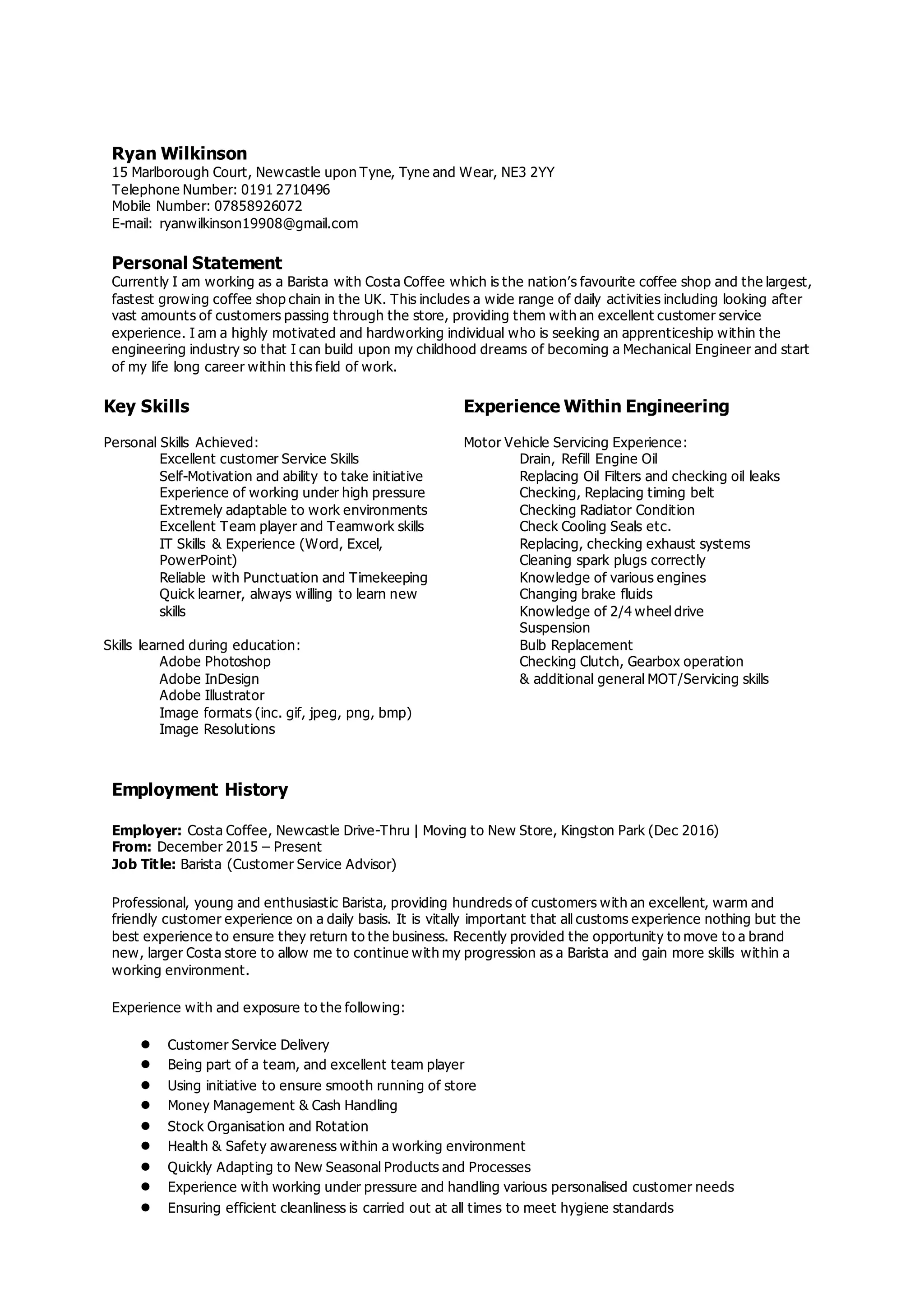 Ryan_Wilkinson_CV | PDF