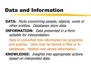 Introduction to Data Management Powerpoint | PPT