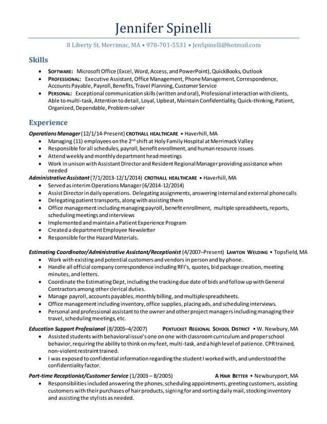 J Spinelli_Resume_2015 | PDF
