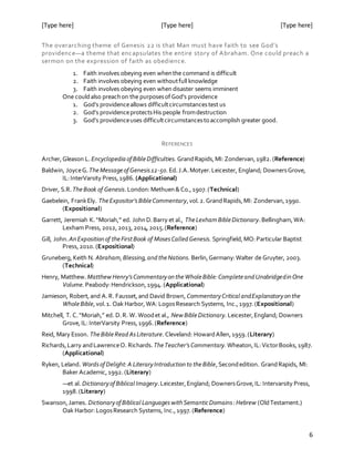 Genesis Chapter 22 Literary Analysis | DOCX